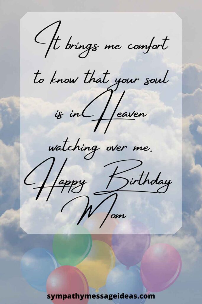 Happy Birthday In Heaven Mom 51 Heartfelt Messages Sympathy Message
