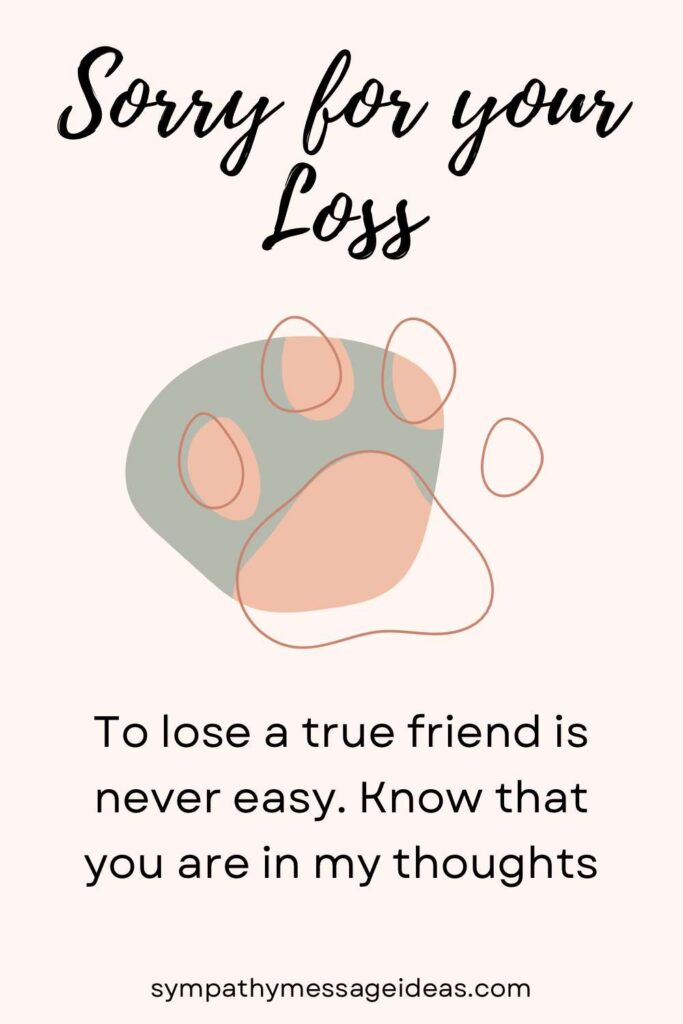 Loss of Pet Condolence Messages and Quotes - Sympathy Message Ideas