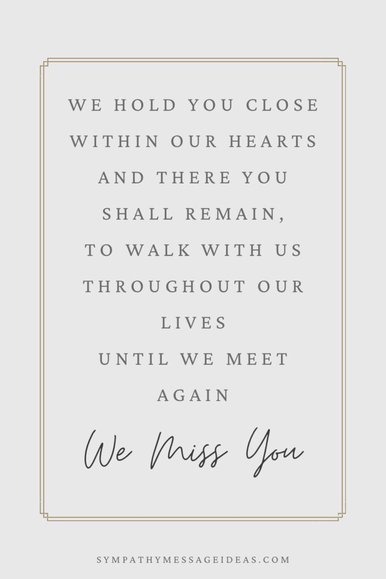 55 Short Verses For Funeral Cards Sympathy Message Ideas