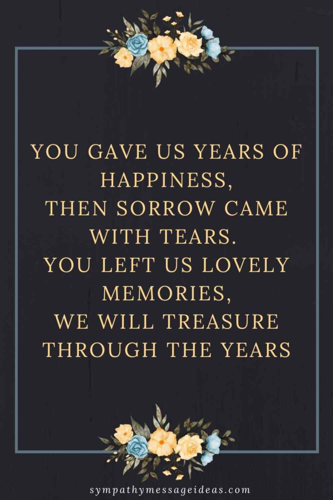 55+ Short Verses for Funeral Cards - Sympathy Message Ideas