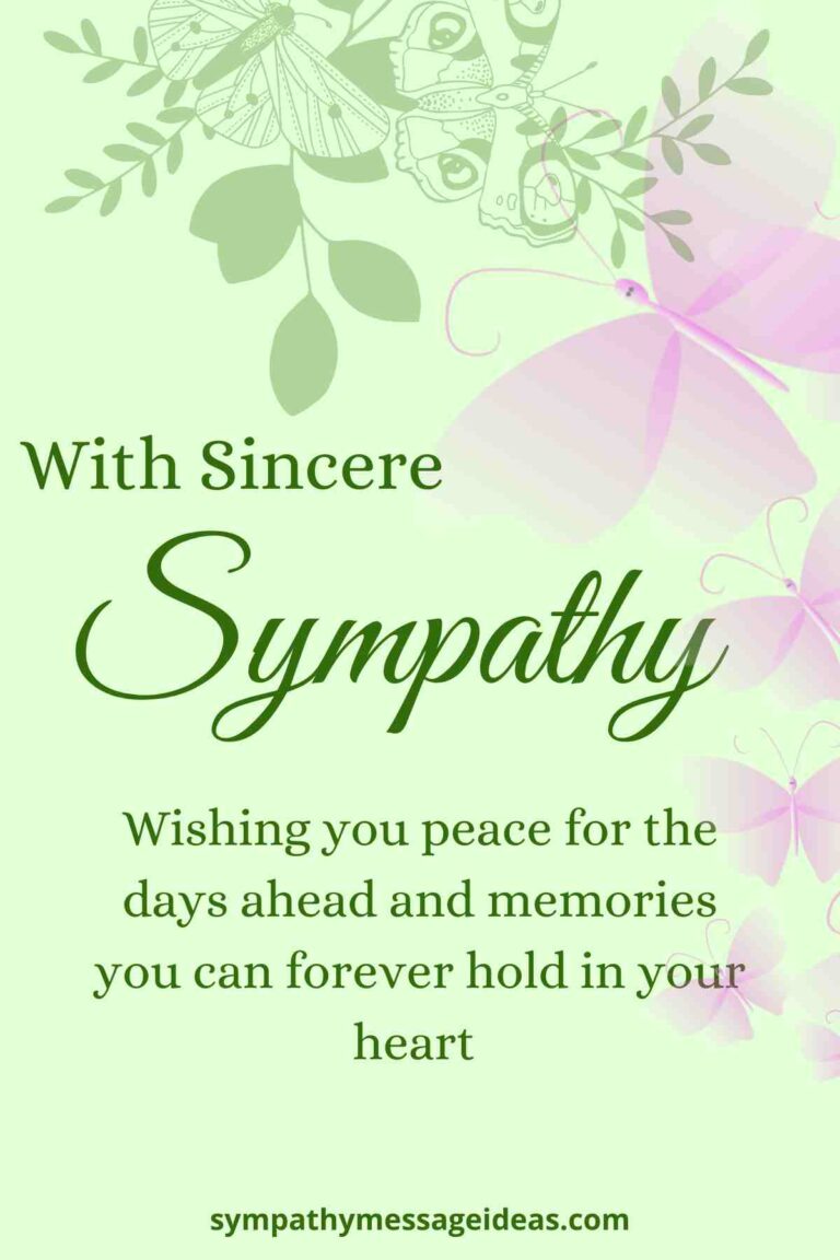 120+ Condolence Messages for Expressing your Sympathy - Sympathy ...