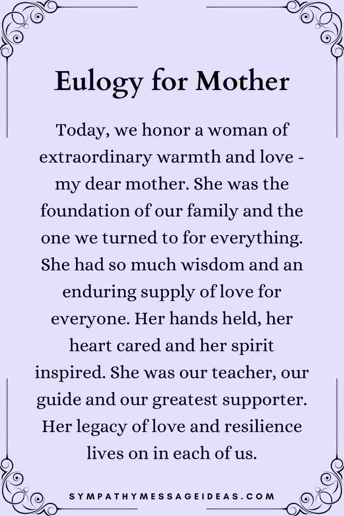 15+ Short Eulogy Examples for Loved Ones (Friends, Family, Colleagues ... 15+ Short Eulogy Examples for Loved Ones (Friends, Family, Colleagues ...